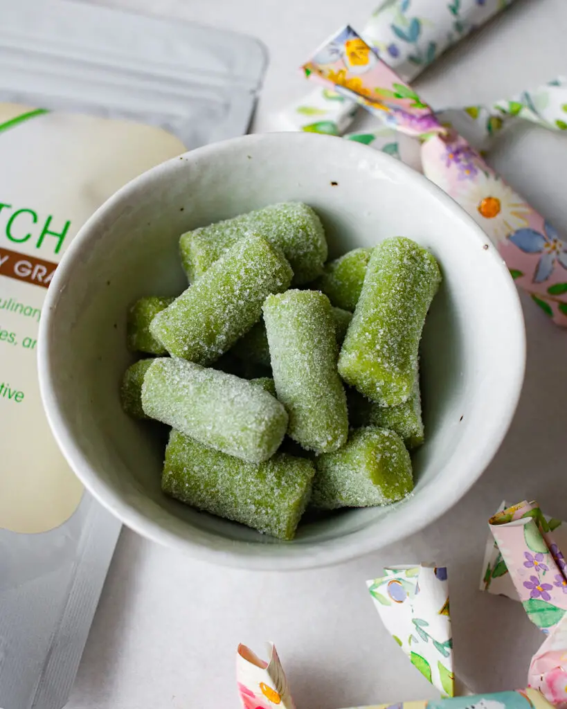 Matcha Pastillas De Leche (Filipino Milk Candy)