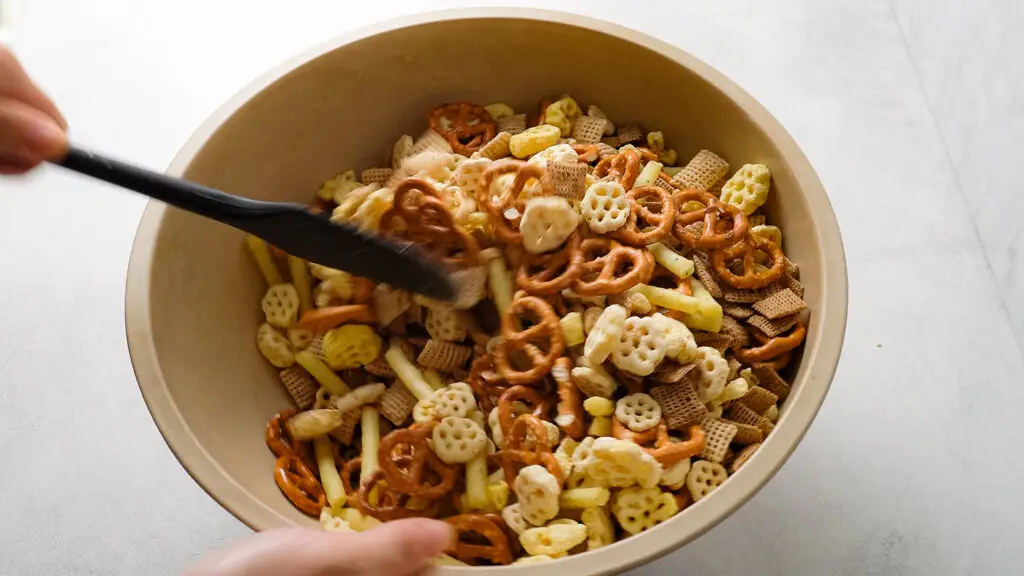 Honey Butter Furikake Chex Mix | Fork & Spoon