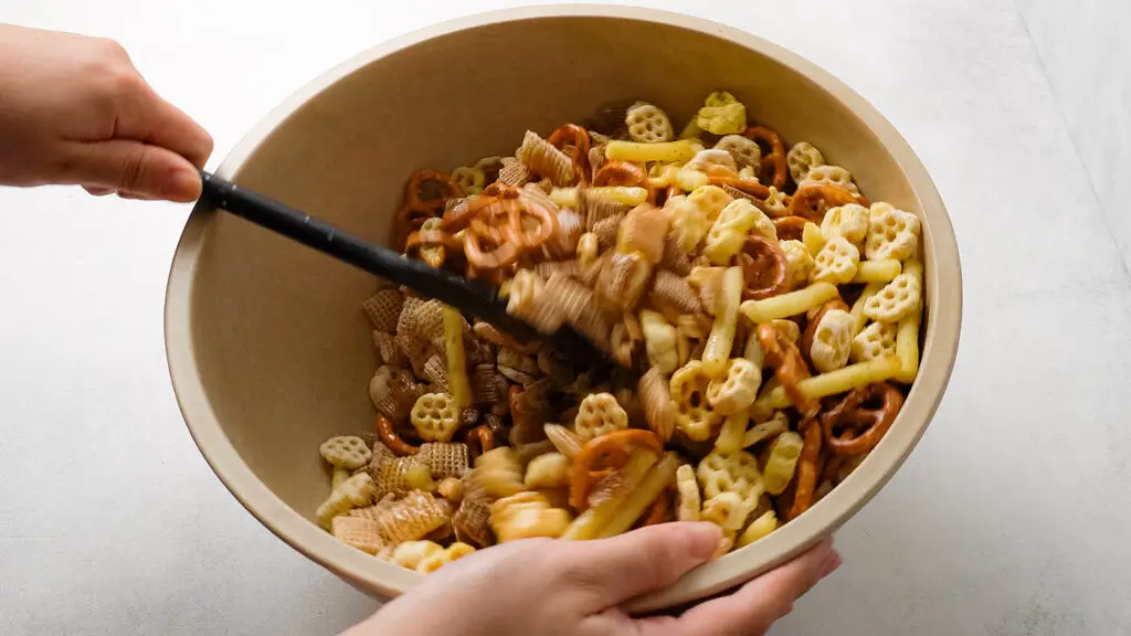 Honey Butter Furikake Chex Mix | Fork & Spoon