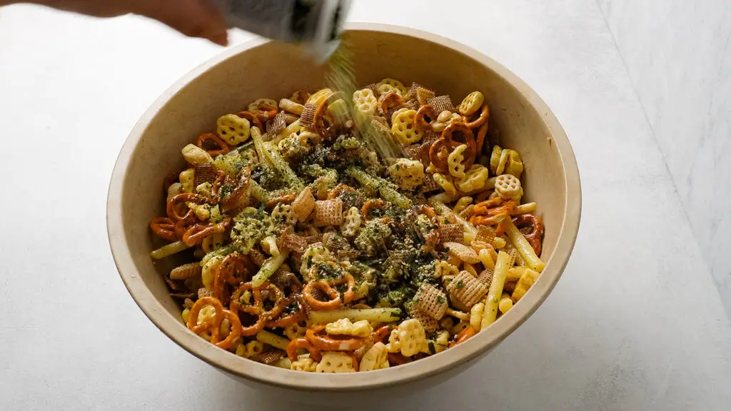 Honey Butter Furikake Chex Mix | Fork & Spoon