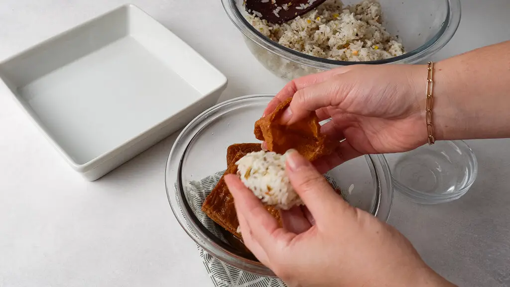 Yubuchobap (Korean Style Inari) | Fork & Spoon