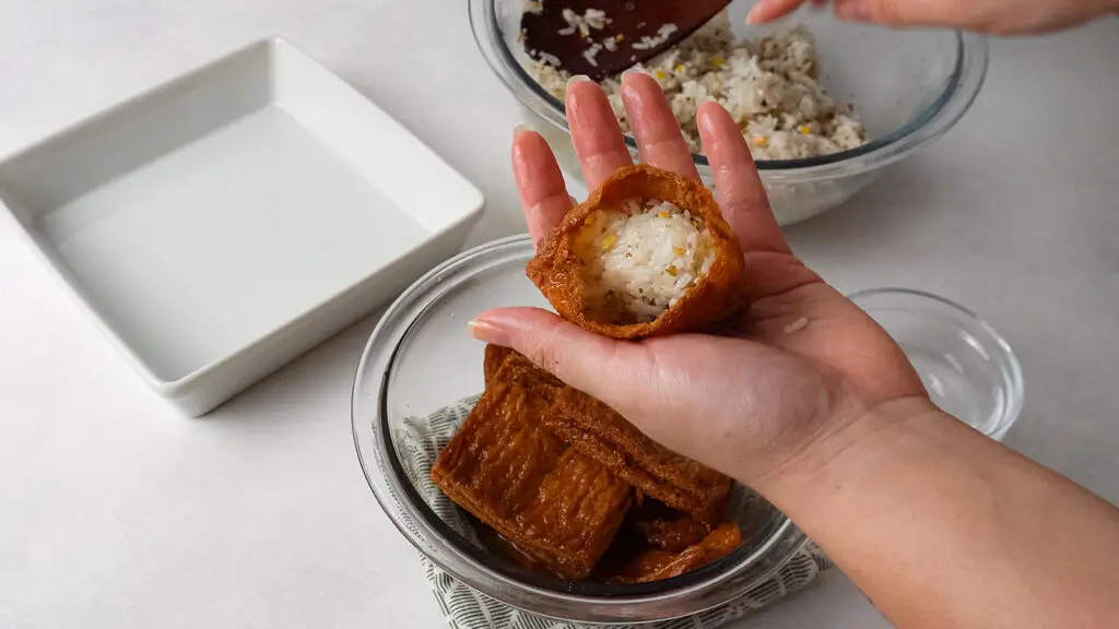 Yubuchobap (Korean Style Inari) | Fork & Spoon